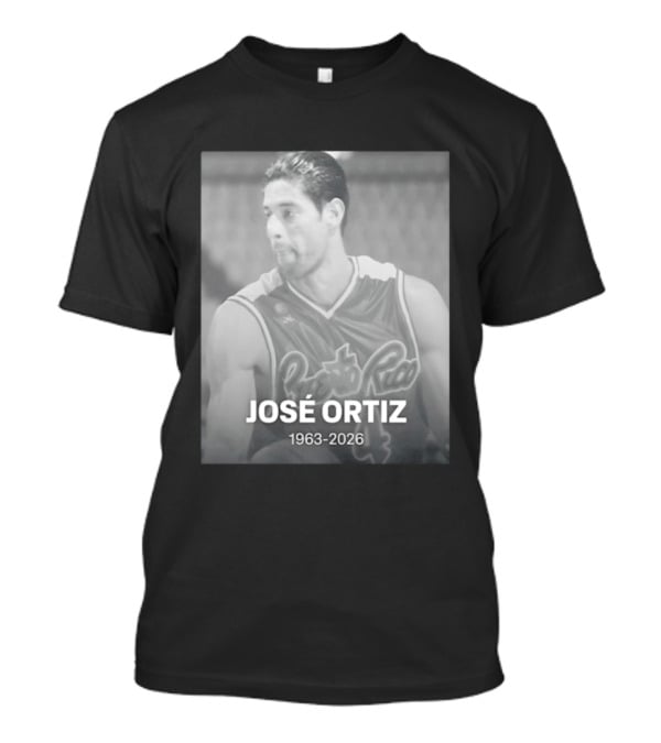 José Ortiz Puerto Rico Basketball 1963 2026 T-Shirt