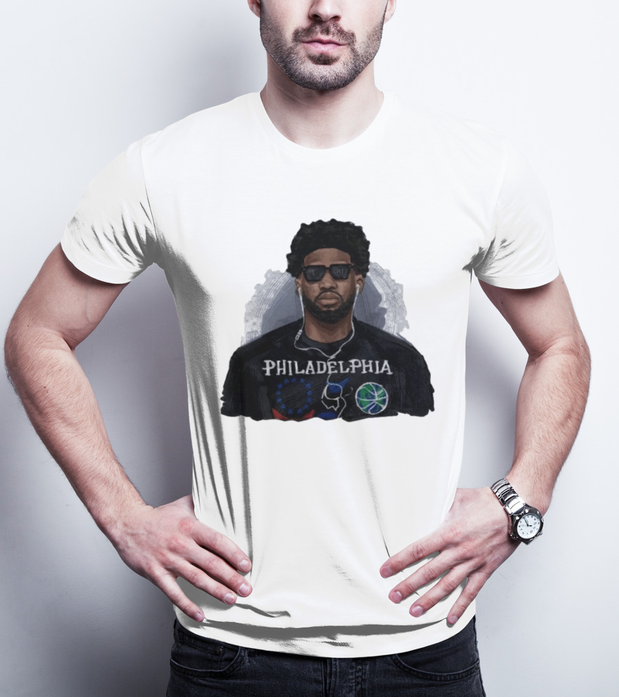 Philadelphia Joel Embiid LeBron James Meme Recreation T-Shirt