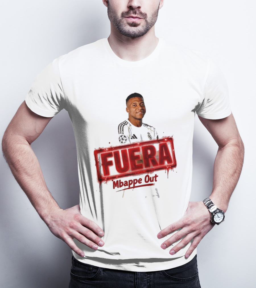 Fuera Mbappe Out Football Jersey Real Madrid T-Shirt