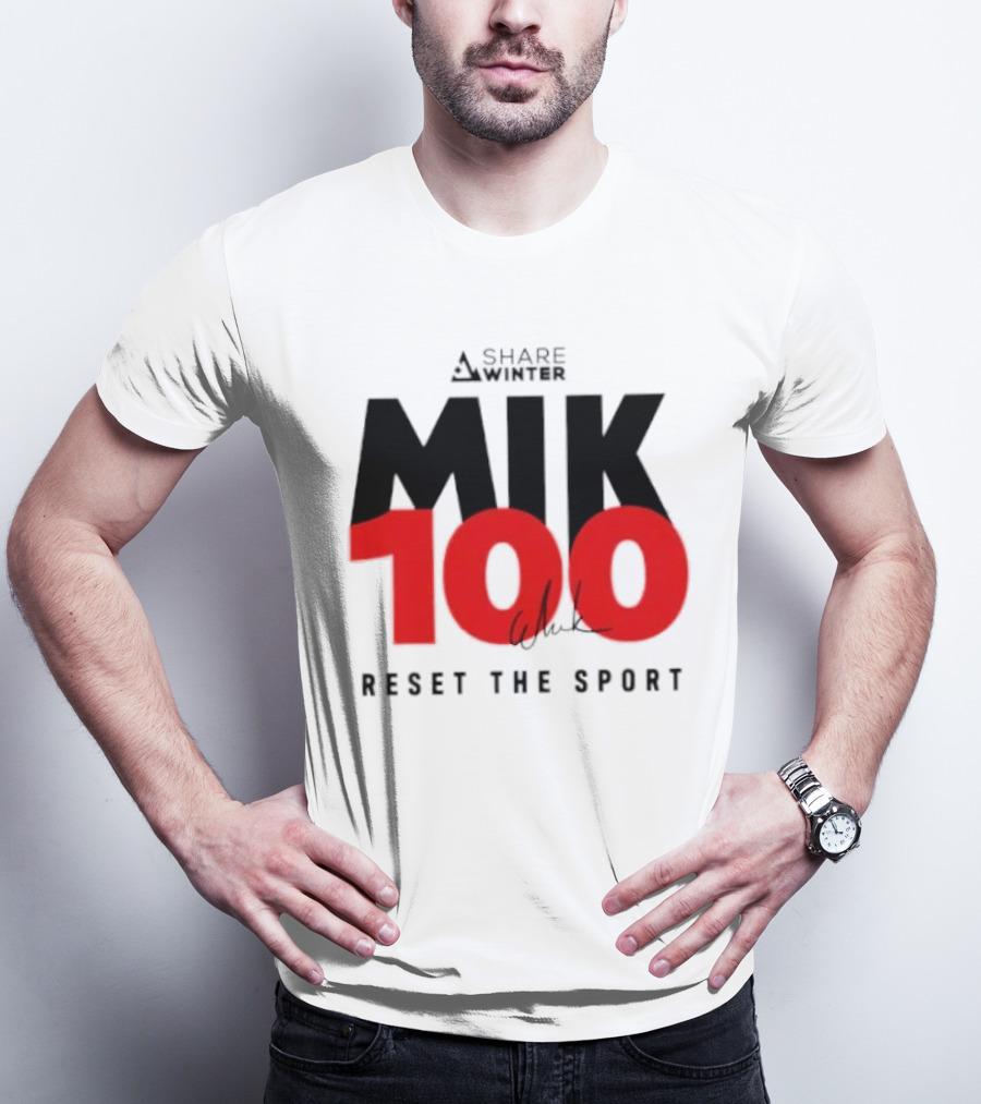 MIK 100 Reset The Sport A Share White T-Shirt
