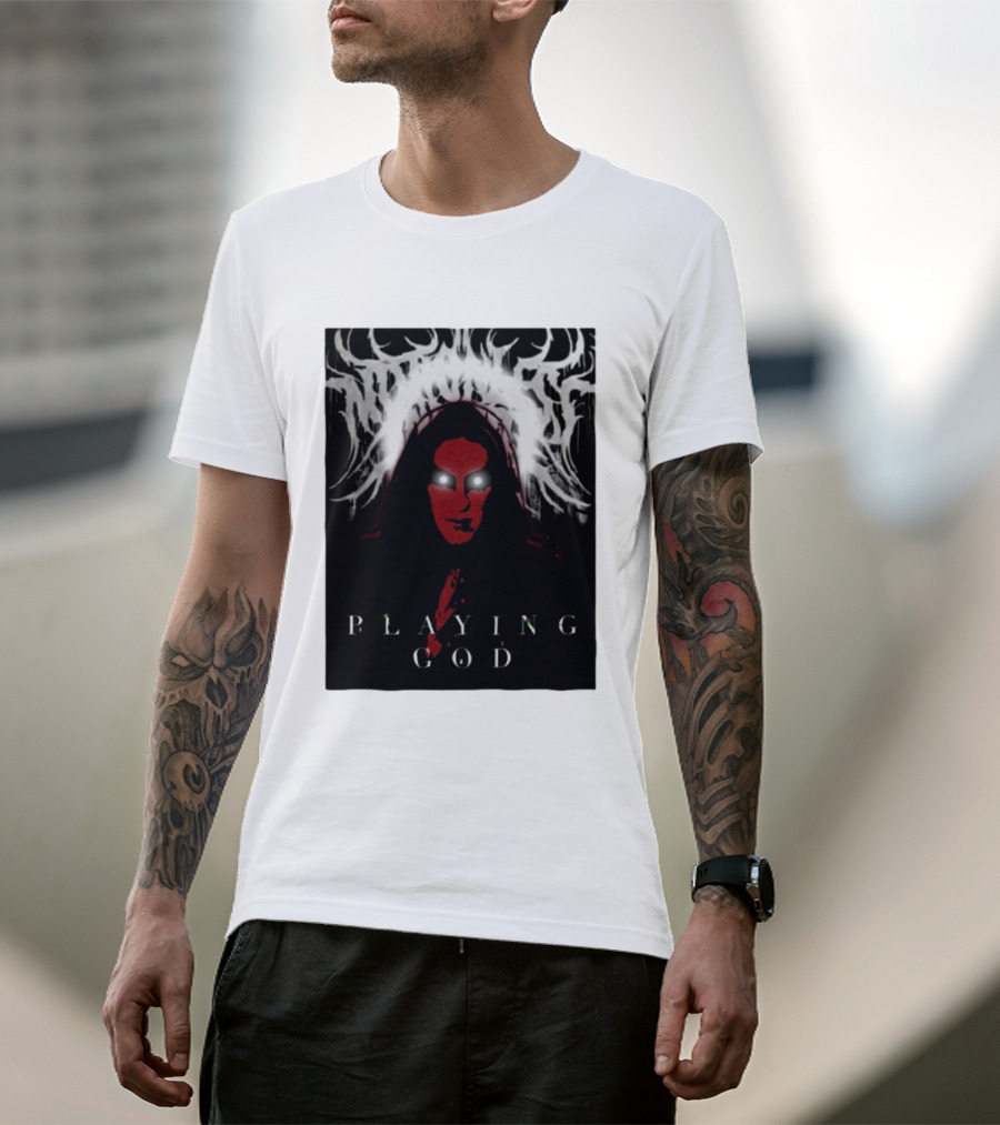 Notshiva Playing God Gothic Dark T-Shirt