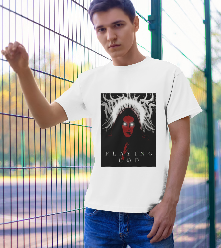 Notshiva Playing God Gothic Dark T-Shirt