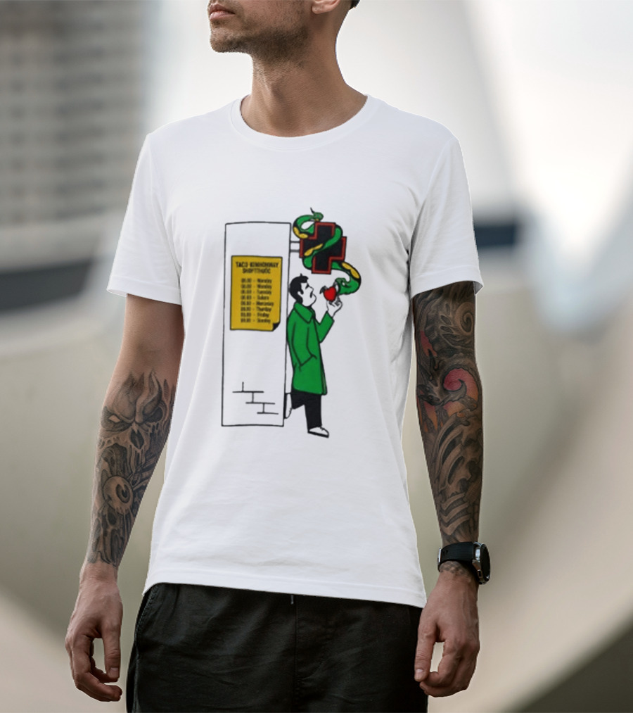 Taco Hemingway Tour 2026 Snake Grafik Wegowa Szef Smoove Baron Friday T-Shirt