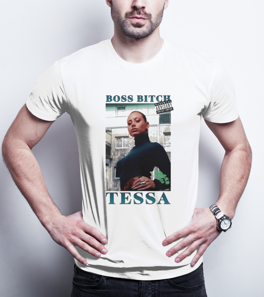 BOSS BITCH TESSA Explicit Content Warning T-Shirt