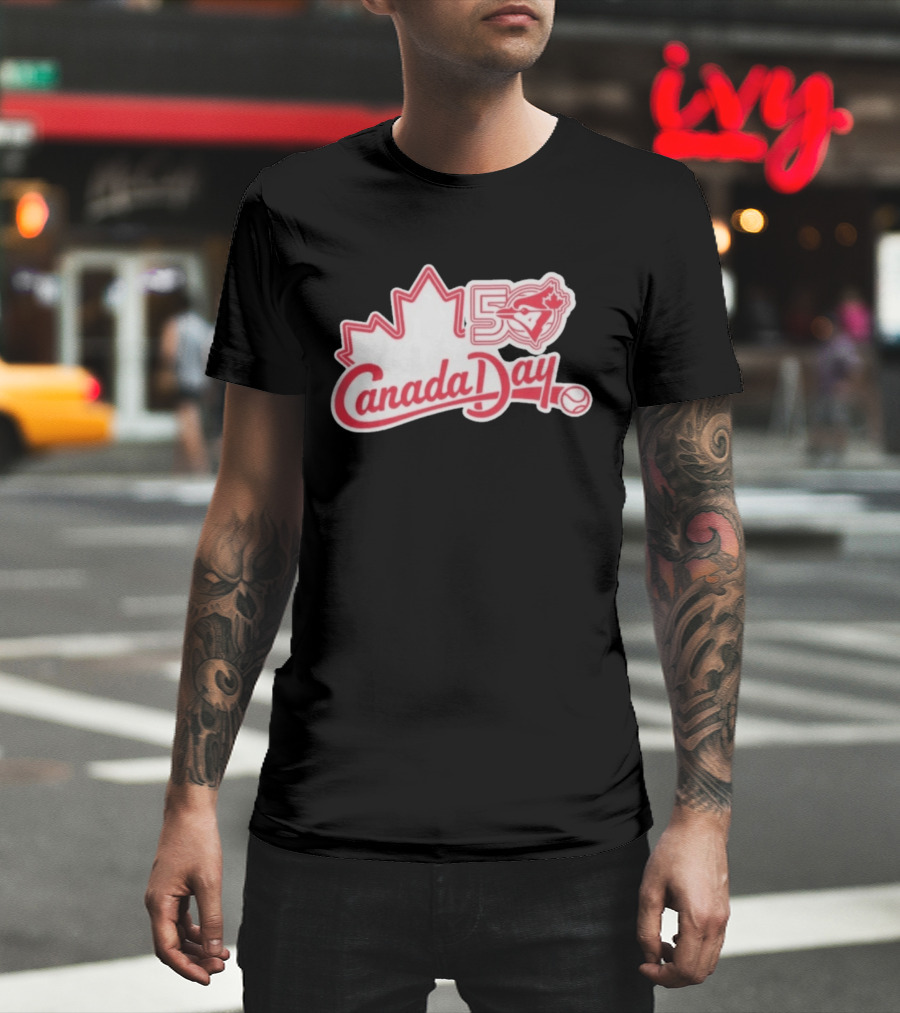 Toronto Blue Jays 50th Anniversary Canada Day 2026 Celebration T-Shirt