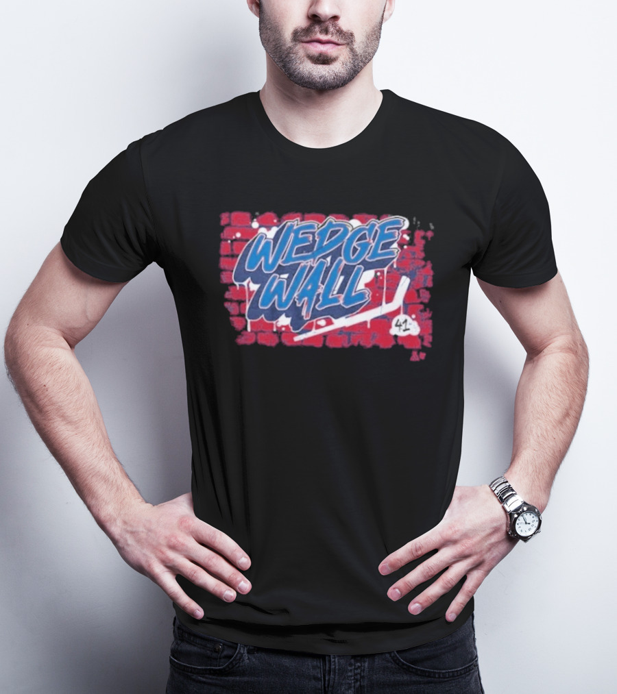 Wedge Wall 41 Scott Wedgewood Hockey Fan Gear T-Shirt