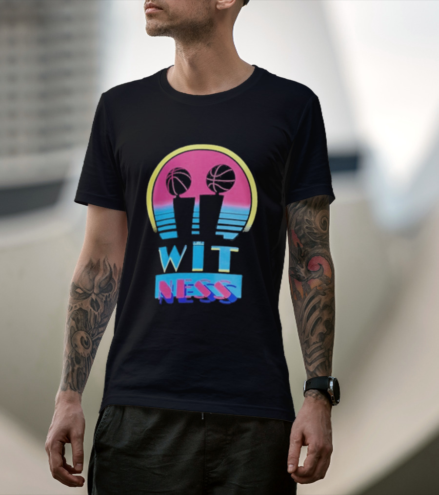 LeBron James Miami Twice Max90 Wit Ness Basketball T-Shirt