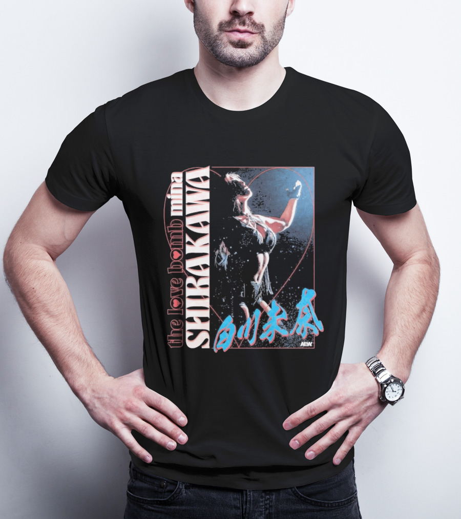 Mina Shirakawa The Love Bomb AEW Shirakawa T-Shirt