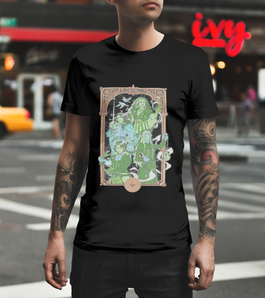 Critical Role Heroes Of Araman Seekers Tabletop Adventure Characters T-Shirt