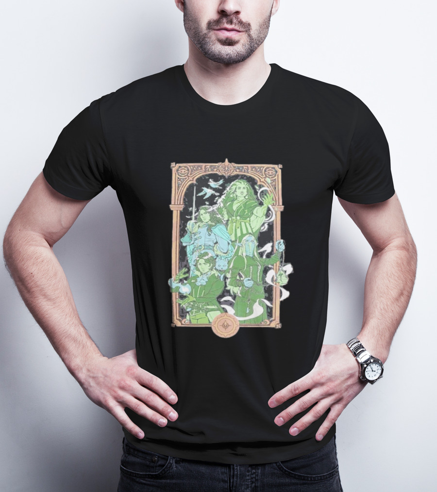 Critical Role Heroes Of Araman Seekers Tabletop Adventure Characters T-Shirt