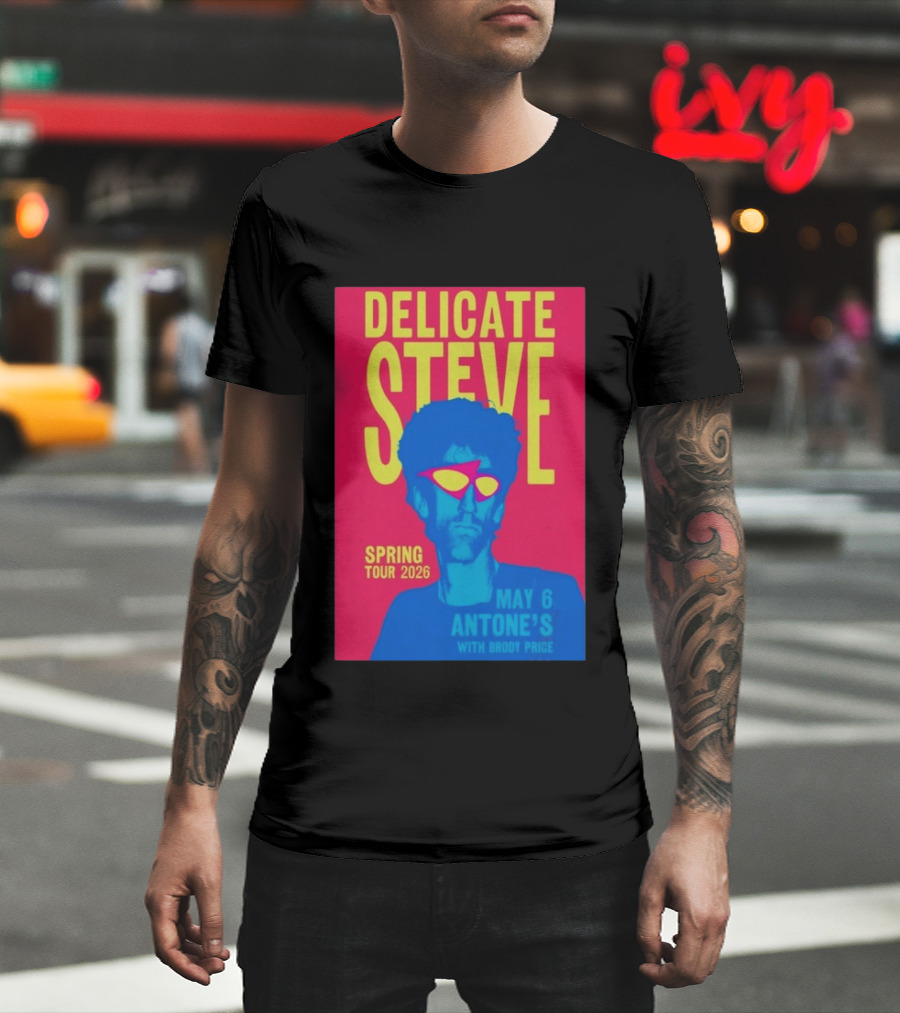 Delicate Steve Spring Tour 2026 May 6 Antone's With Brody Price T-Shirt