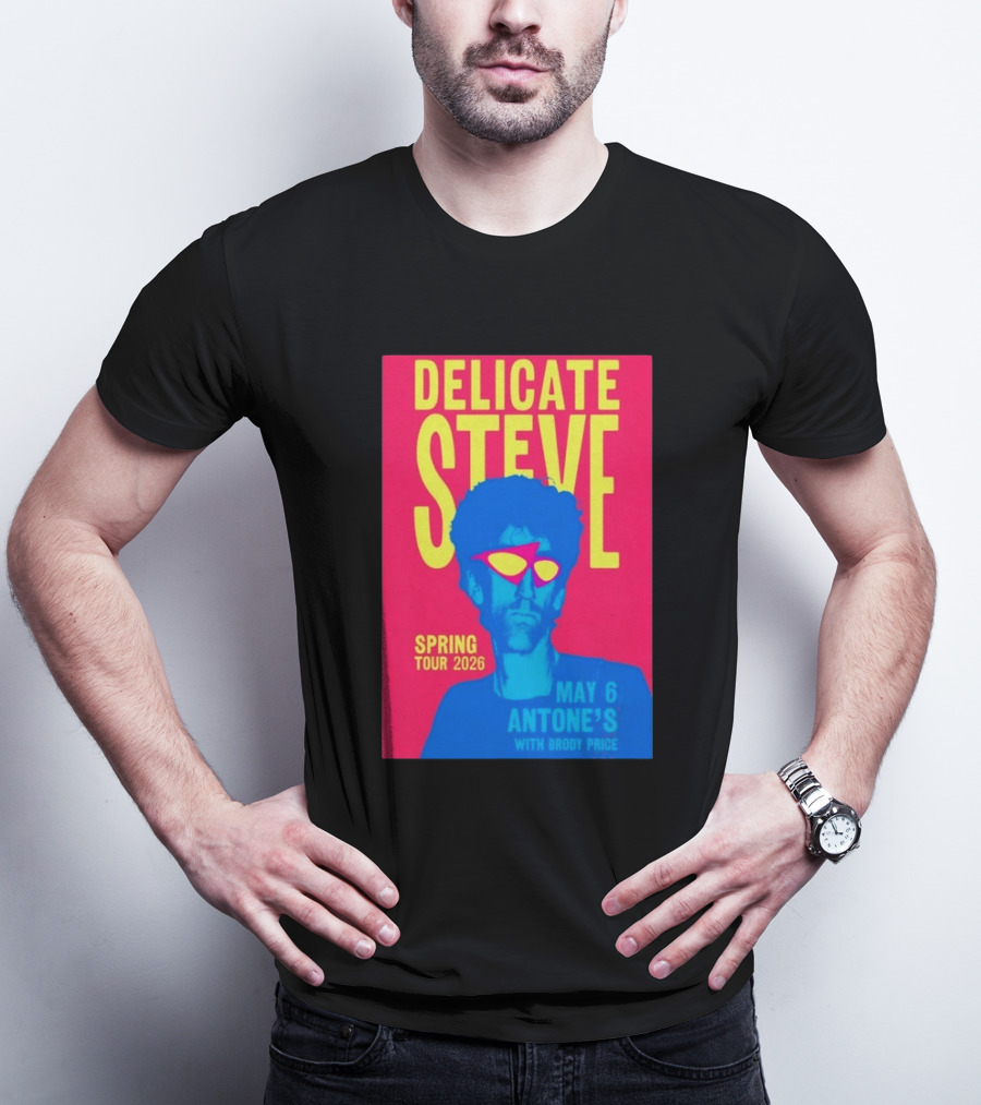 Delicate Steve Spring Tour 2026 May 6 Antone's With Brody Price T-Shirt