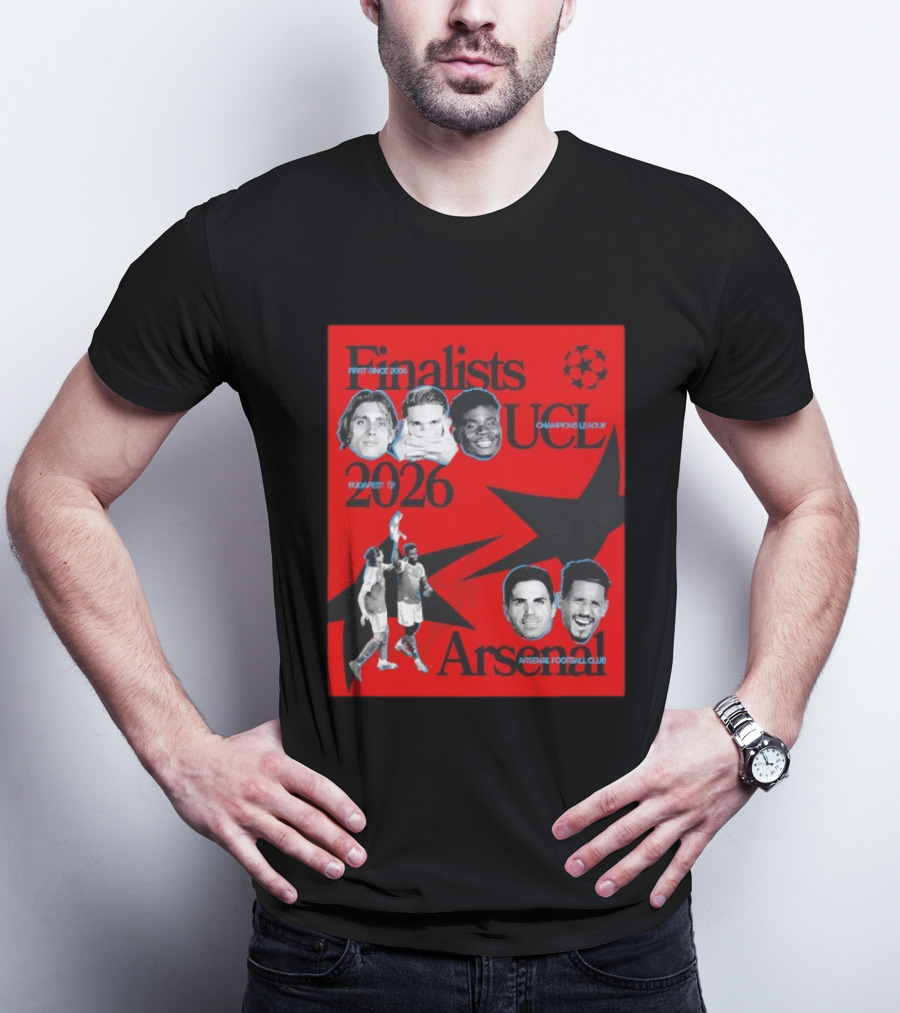 Finalists UCL 2026 Arsenal Champions League First Since 2006 Budapest T-Shirt
