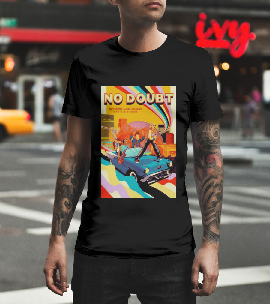 No Doubt Sphere Las Vegas May 6 9 2026 Vintage Road Trip Concert T-Shirt