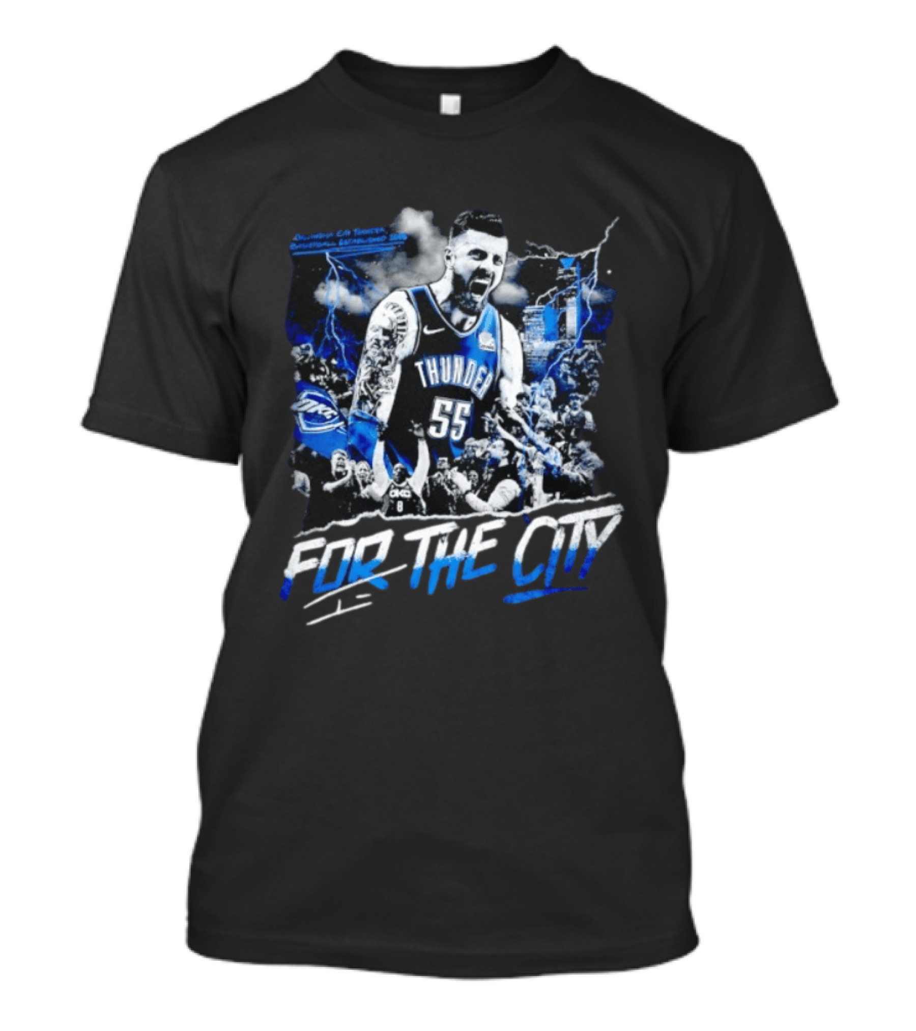 Oklahoma City Thunder Isaiah Hartenstein 55 For The City T-Shirt