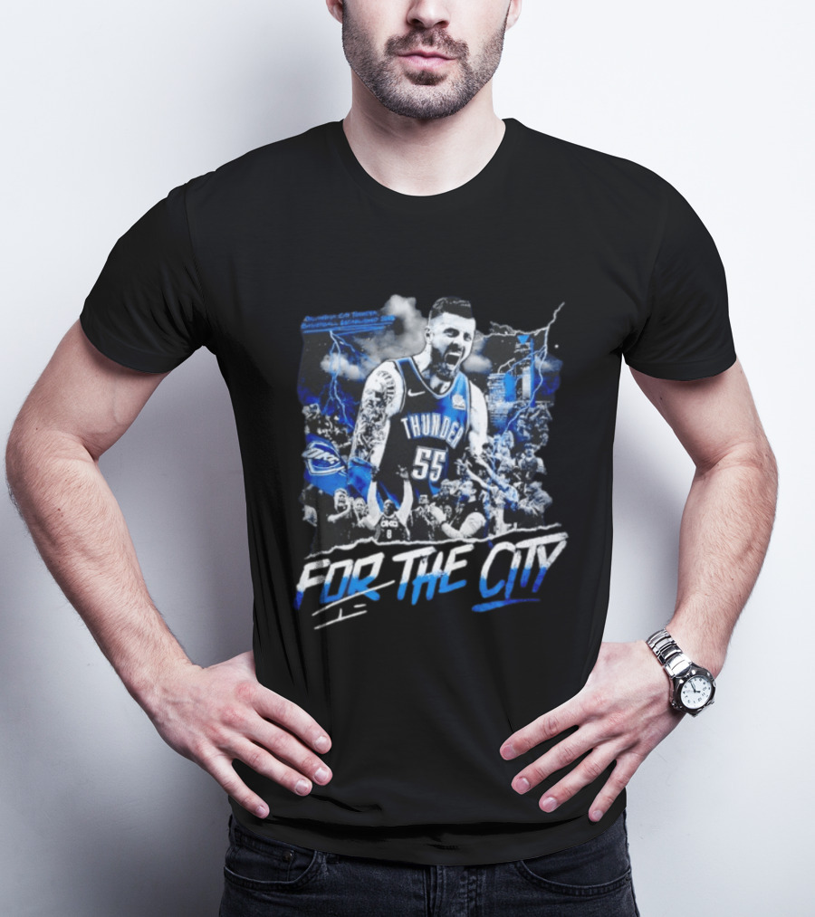 Oklahoma City Thunder Isaiah Hartenstein 55 For The City T-Shirt