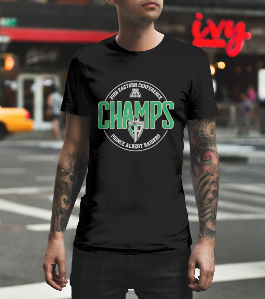 2026 Eastern Conference Champs Prince Albert Raiders T-Shirt