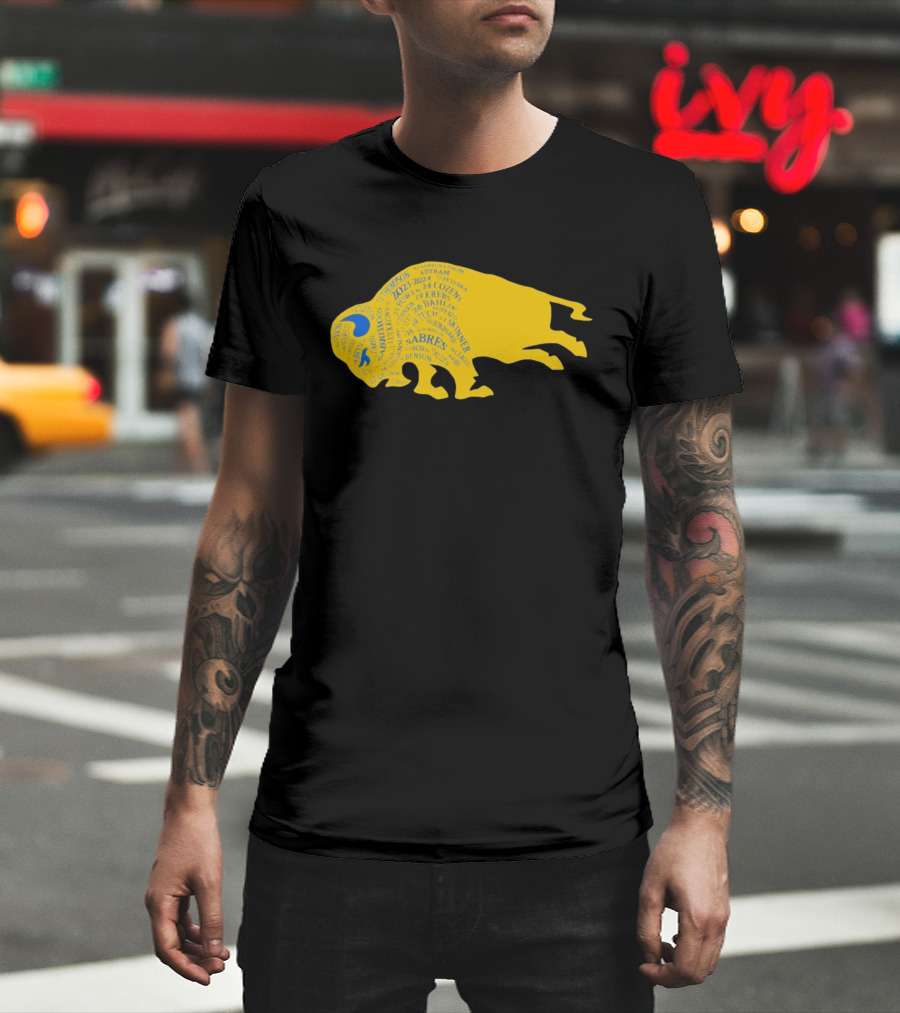 Buffalo Sabres Tage Thompson Rasmus Dahlin Alex Tuch Hockey 2023 Team Players T-Shirt
