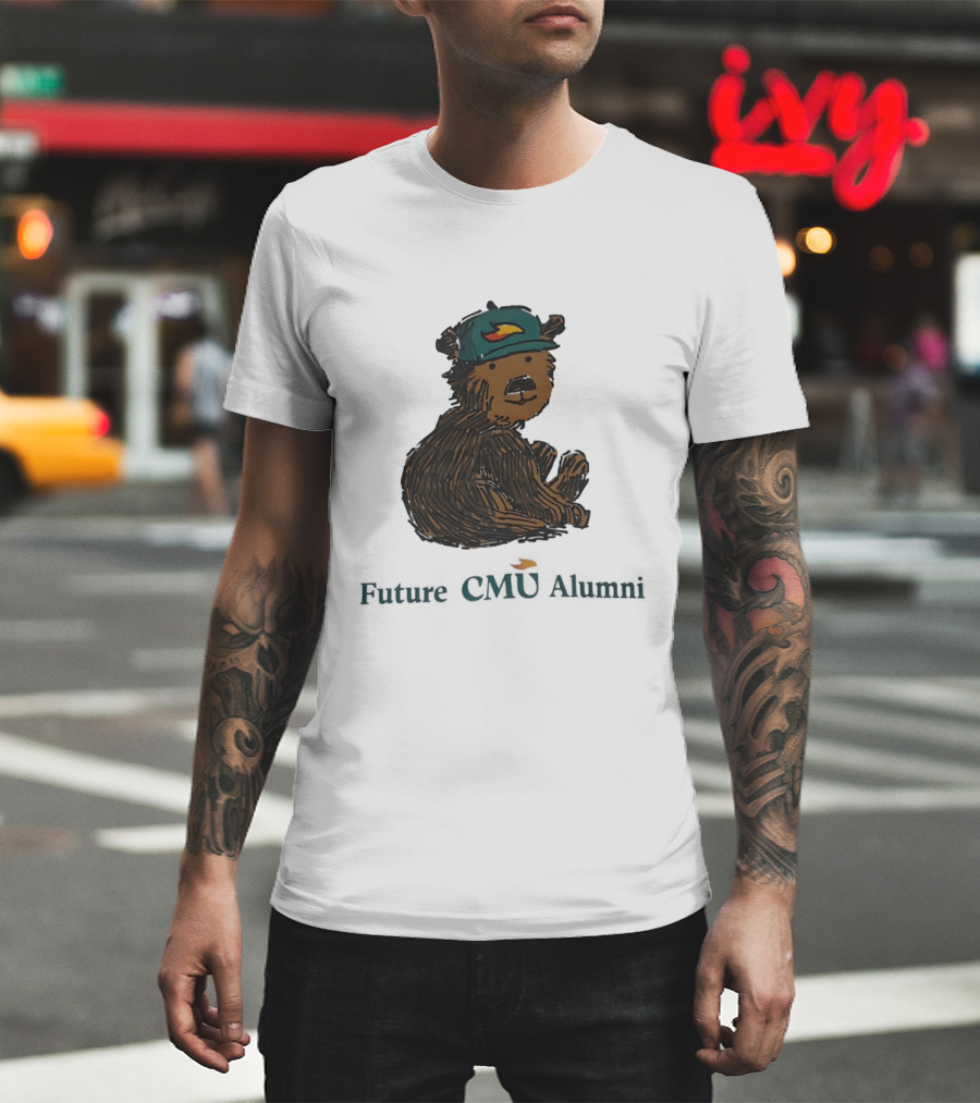 Bear Future CMU Alumni With Cap T-Shirt