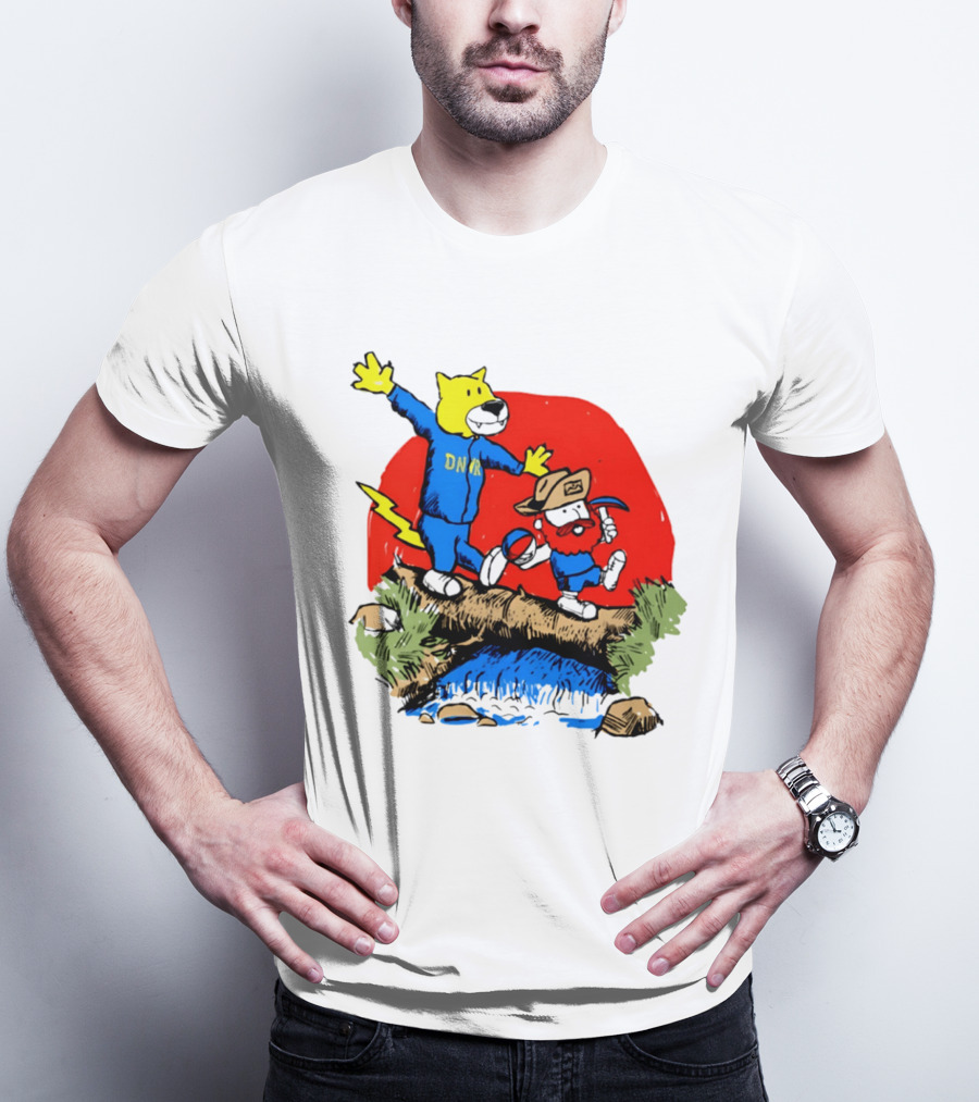 Buffalo Bills Football Cartoon Characters With DNR Sports T-Shirt