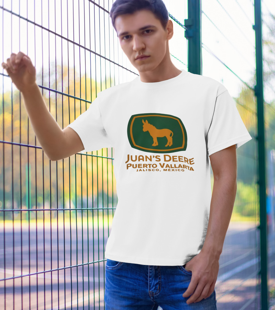 Juan's Deere Puerto Vallarta Jalisco Mexico Donkey T-Shirt