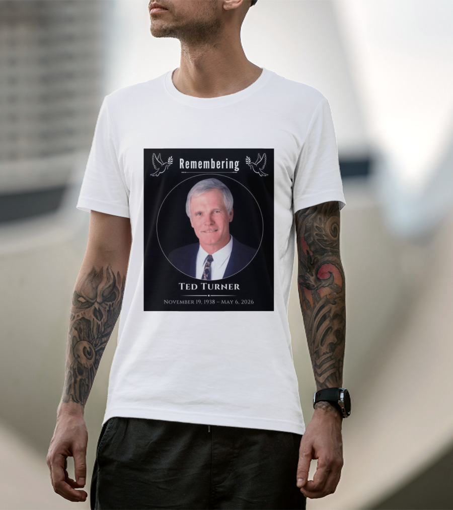 Ted Turner Memorial November 19 1938 May 6 2026 T-Shirt