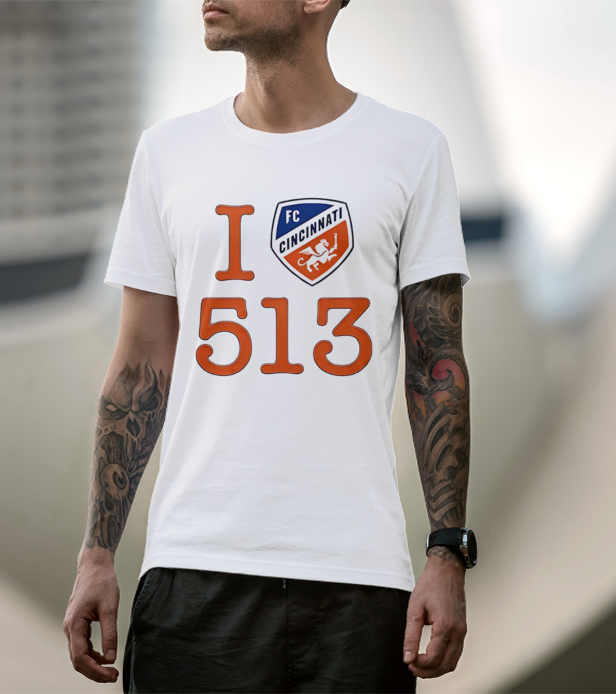 Ted Karras FC Cincinnati I 513 Day Cincy T-Shirt