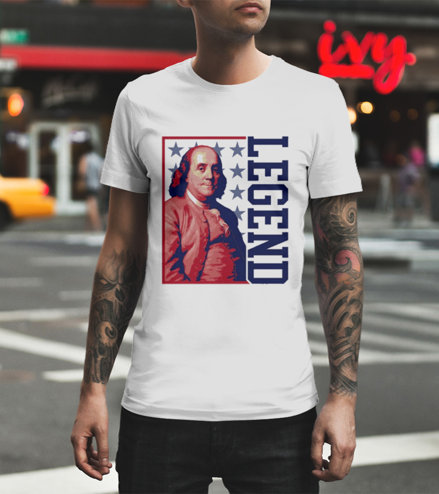 Legend Benjamin Franklin Stars T-Shirt