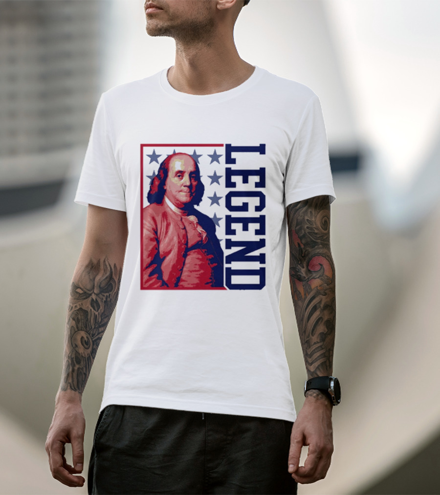 Legend Benjamin Franklin Stars T-Shirt