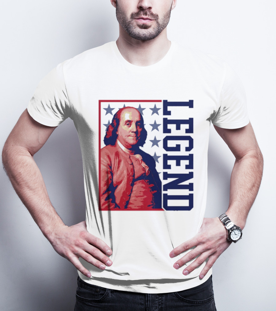 Legend Benjamin Franklin Stars T-Shirt