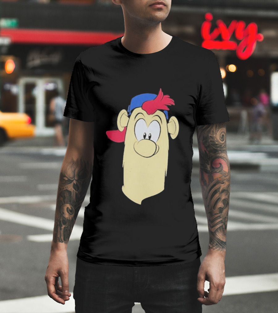 Atlanta Braves Blooper Character Face T-Shirt