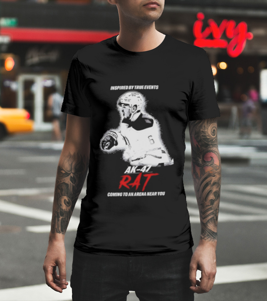 By True Events AK 47 Rat Coming To An Arena Near You Zach Benson T-Shirt