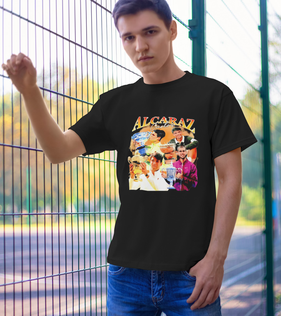 Carlos Alcaraz Tennis Trophies Champion Highlights T-Shirt