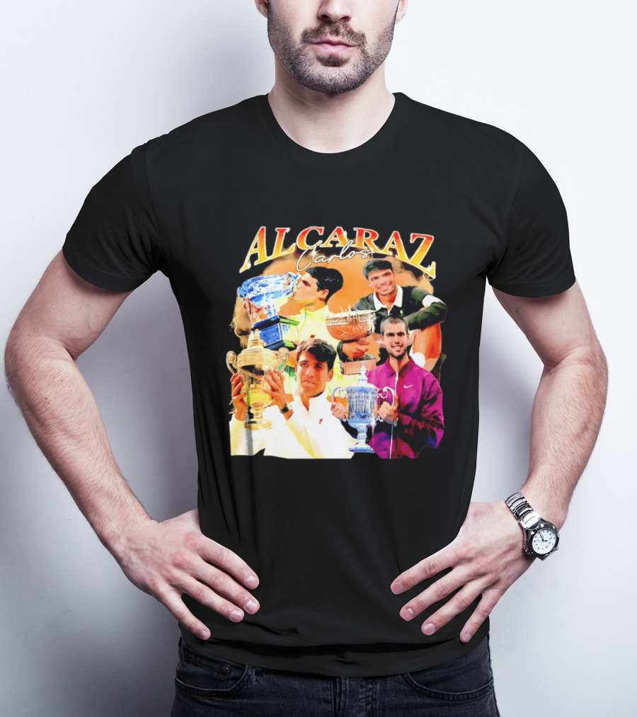 Carlos Alcaraz Tennis Trophies Champion Highlights T-Shirt
