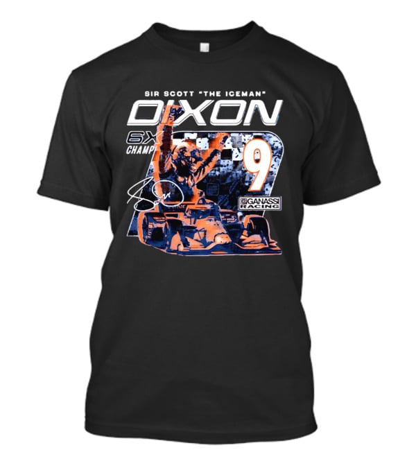 Sir Scott "the Iceman" Dixon 6x Champ 9 Ganassi Racing T-Shirt