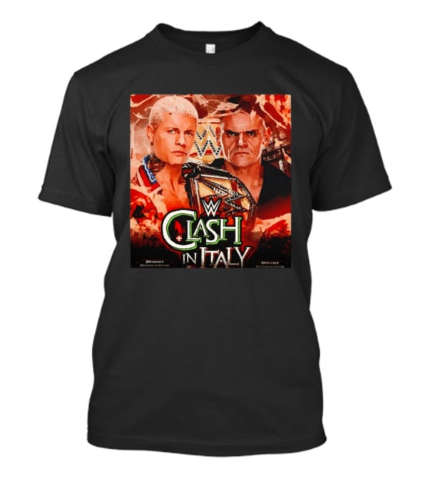 WWE Clash In Italy Cody Rhodes Vs Gunther May 31 Event T-Shirt