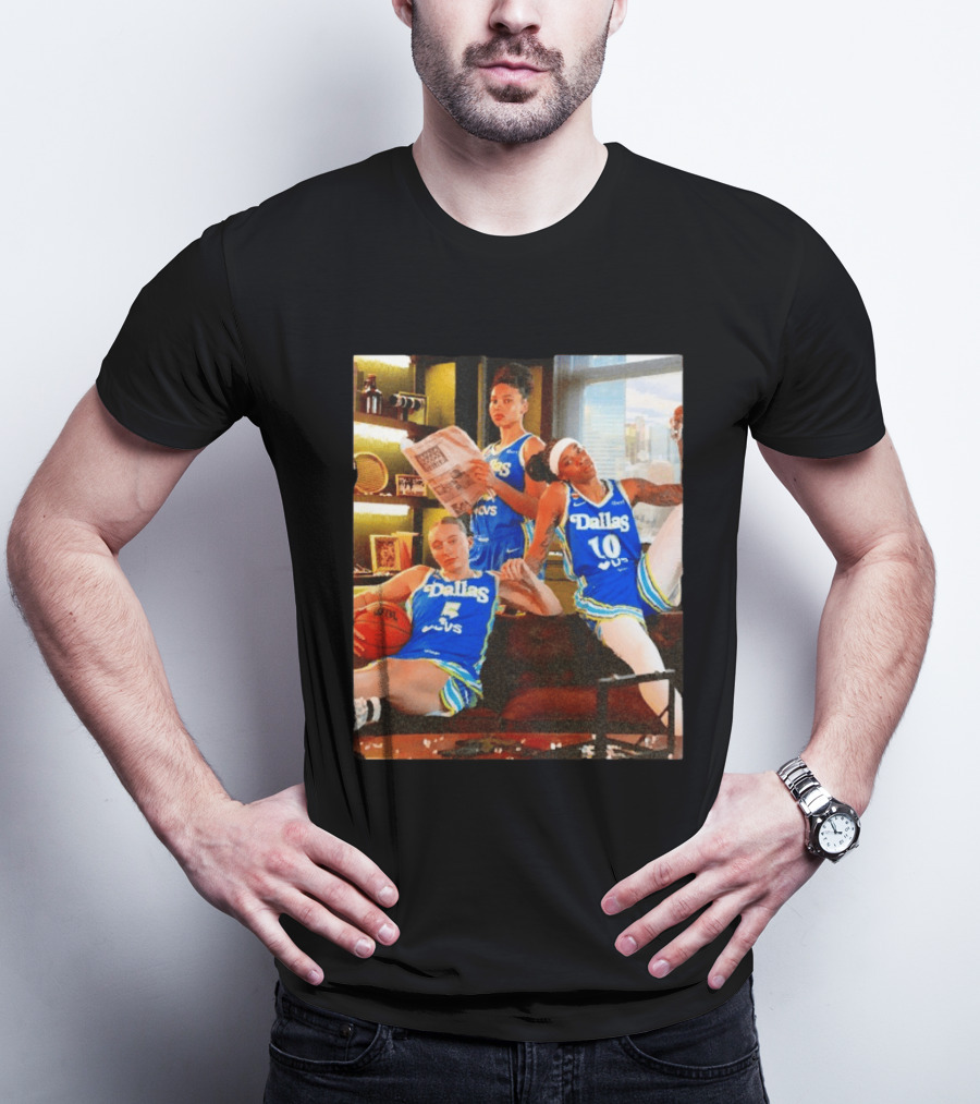 Dallas Wings 2026 Azzi Fudd Paige Bueckers Aziaha James Basketball Photo T-Shirt