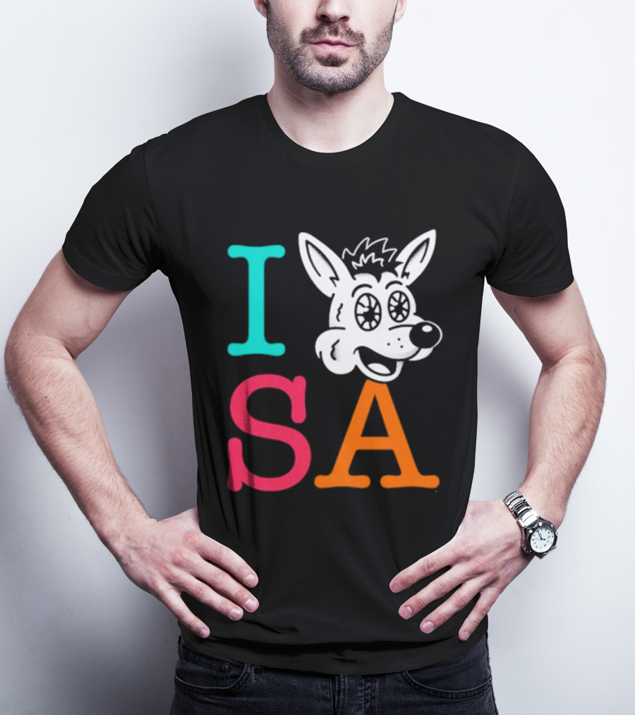 I Love SA Coyote Spurs Basketball T-Shirt