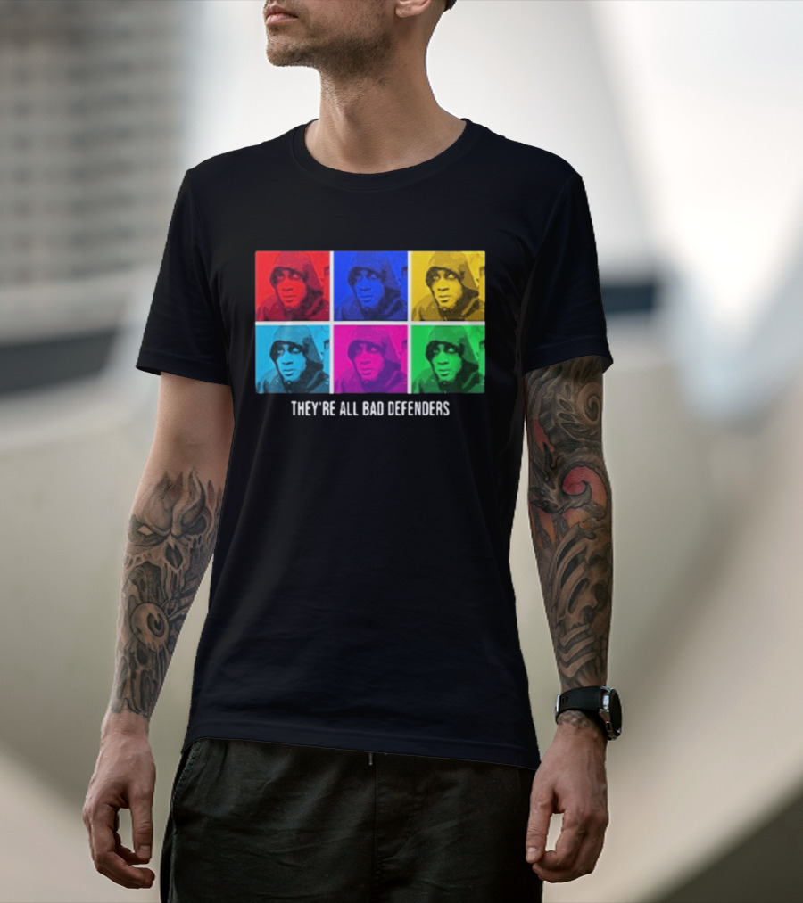 Jaden McDaniels Pop Art Style They're All Bad Defenders T-Shirt