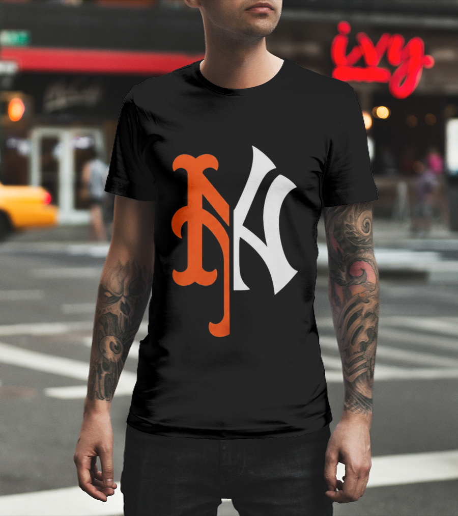 New York Mets Subway Series 2026 NY Logo Giveaway T-Shirt