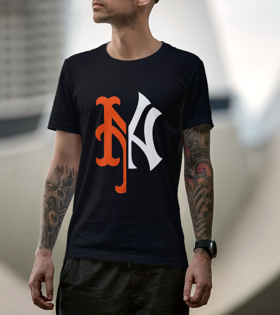 New York Mets Subway Series 2026 NY Logo Giveaway T-Shirt