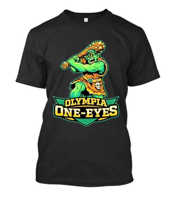 Olympia One Eyes Cyclops With Spiked Mace T-Shirt