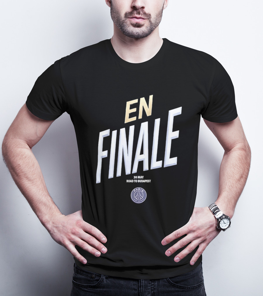 Paris Saint Germain En Finale Budapest 2026 T-Shirt