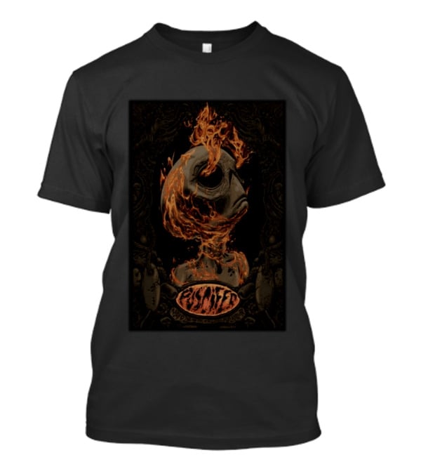 Puscifer Portland OR 5 8 2026 Flaming Skull T-Shirt