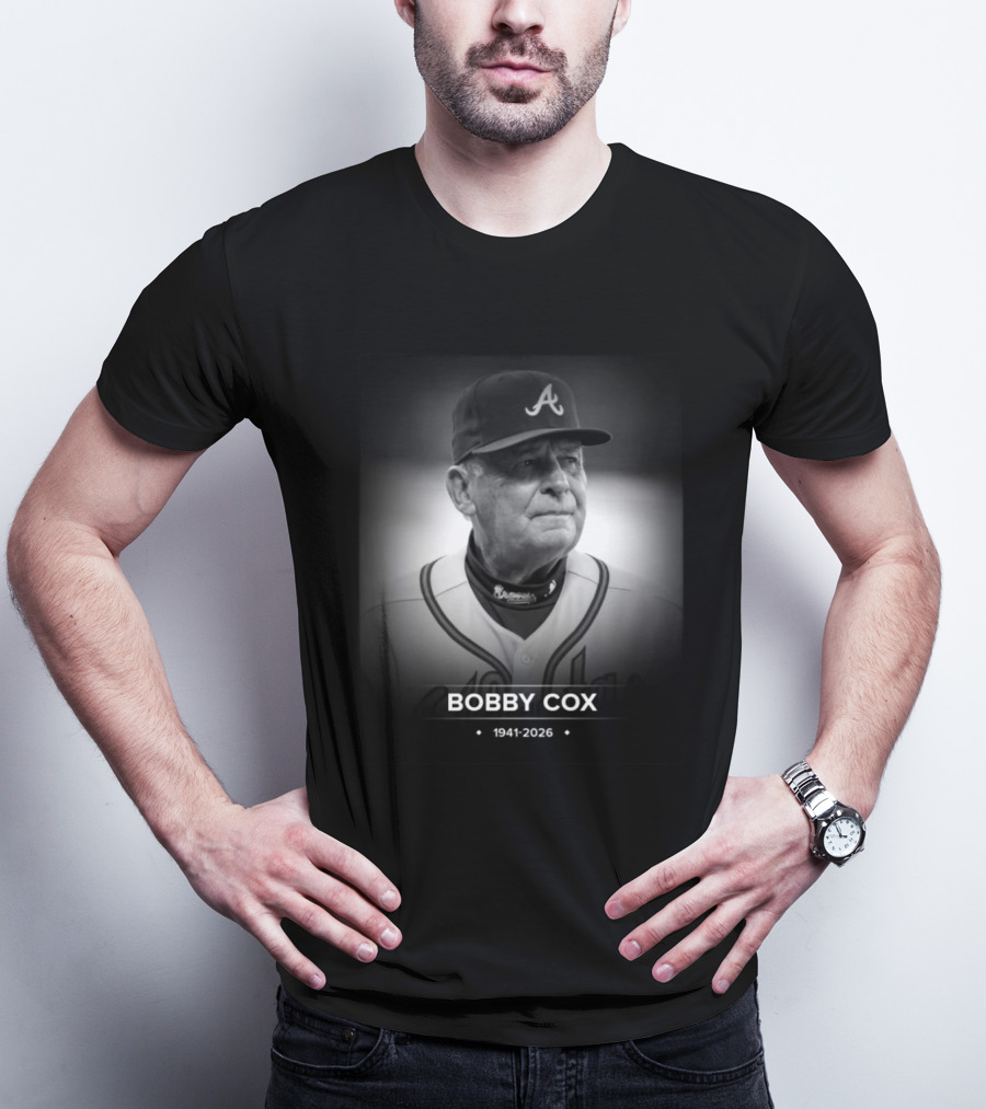 Bobby Cox 1941 2026 Atlanta Braves Manager Legacy T-Shirt