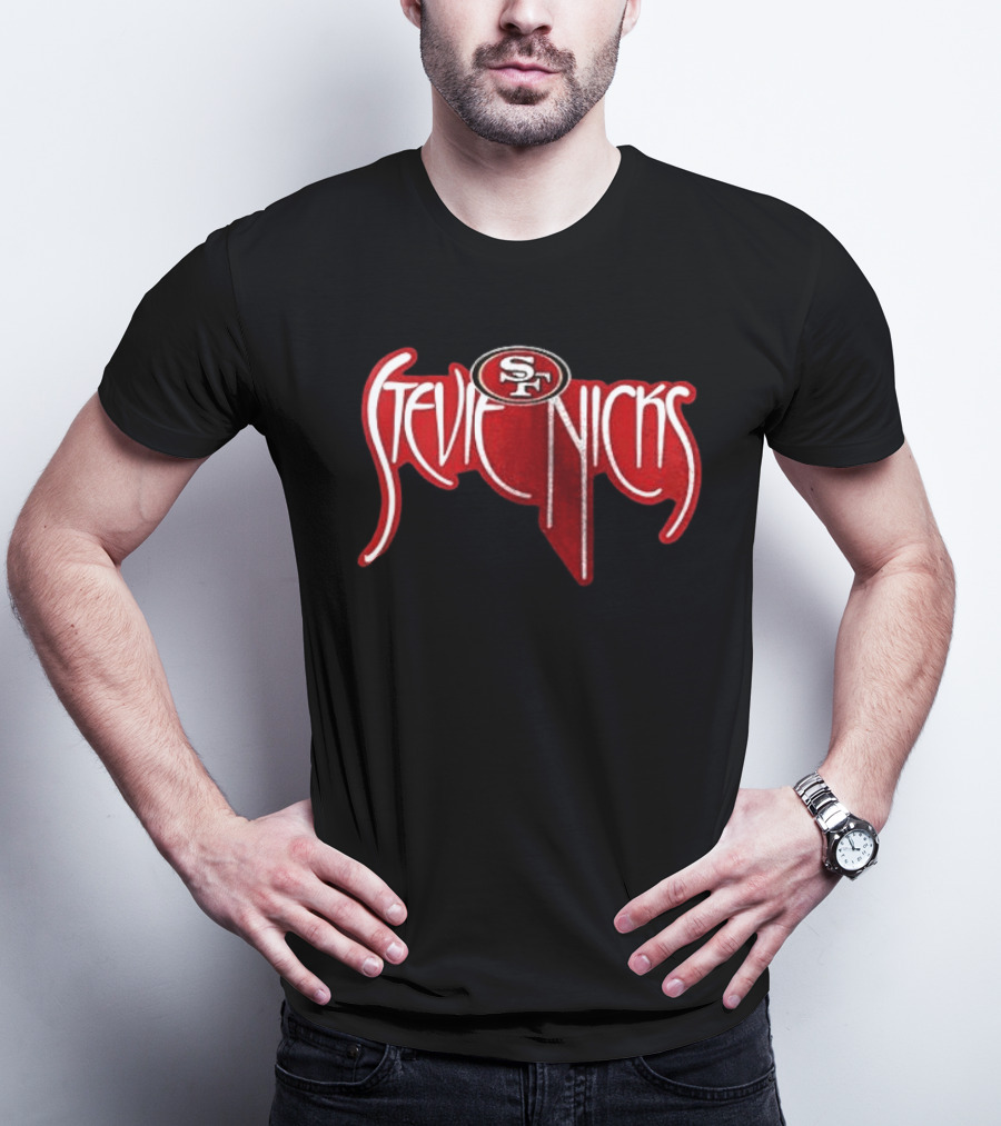 San Francisco 49ers X Stevie Nicks Collaboration SF T-Shirt