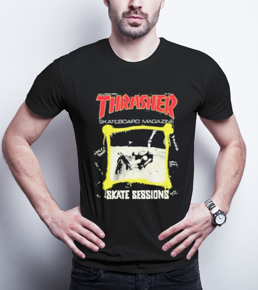 Thrasher Skateboard Magazine December 1983 Skate Sessions T-Shirt