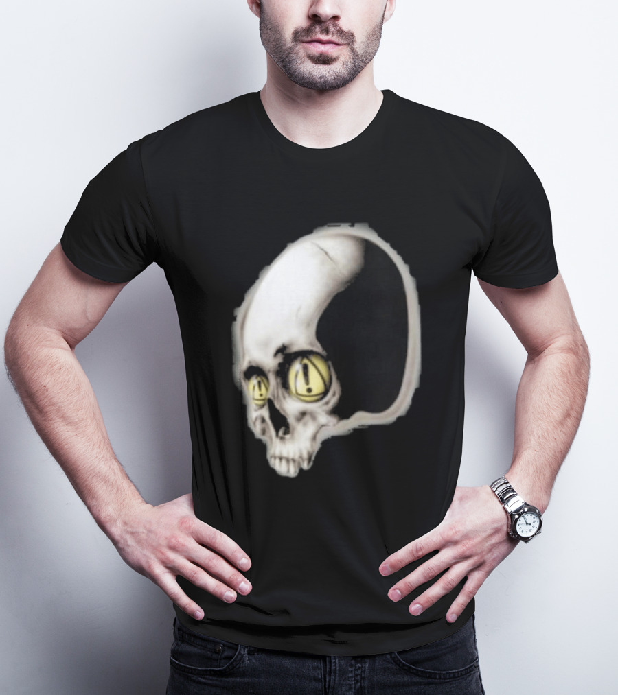 Yeat Dangerous Summer Skull Graphic With Distorted 3D Effect T-Shirt