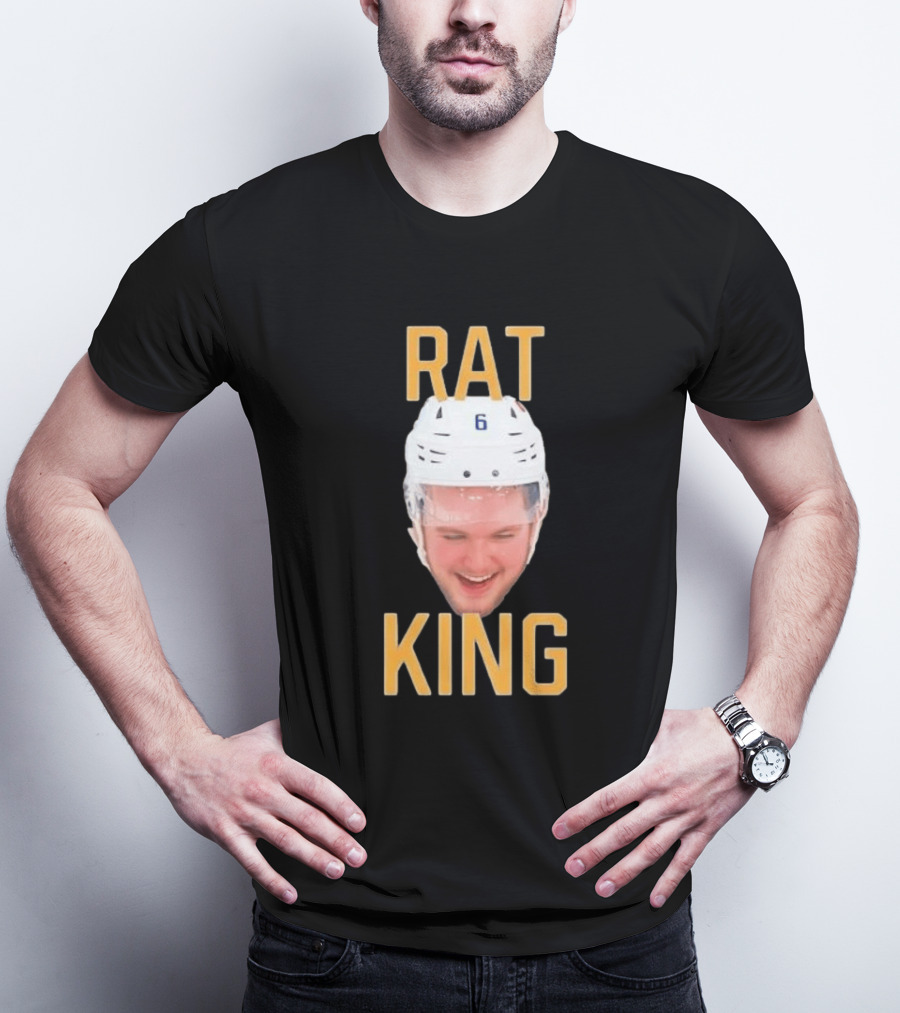 Zach Benson Rat King Head Sabres Number 6 T-Shirt