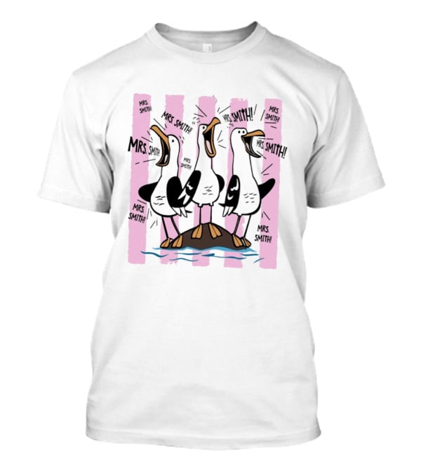 Mrs. Smith Appreciation Custom Seagulls Teacher Recognition T-Shirt
